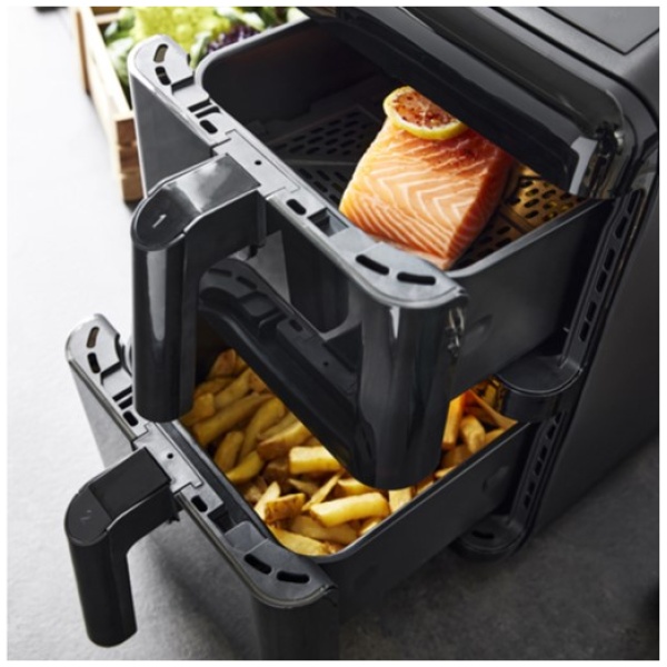 Nordic Sense Airfryer double stack 11,6 L. - Gaver.Gavetanken.dk